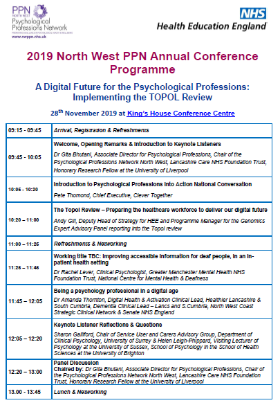 PPN - Save the date: PPN Annual Conference 2019 - 28th November 2019